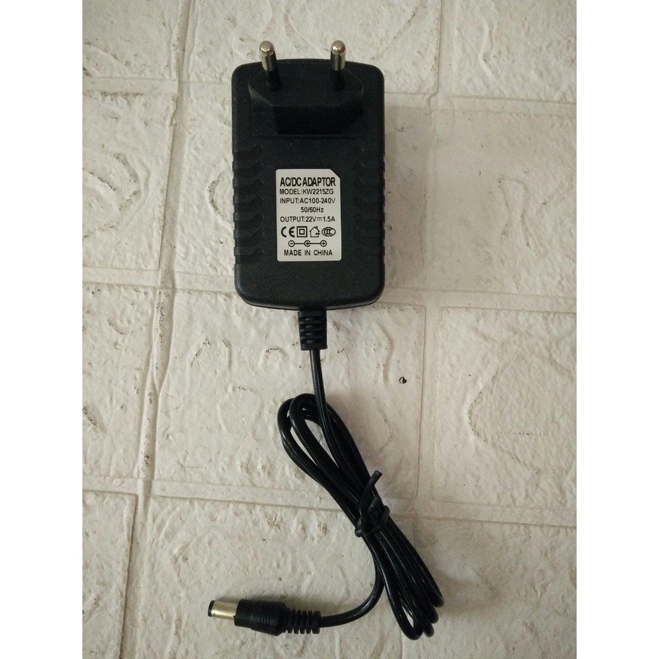 Jual AC/ DC ADAPTER 22V 1.5A model : KW2215ZG Jek DC 5.5mm X 2.1mm - 2.5mm | Shopee Indonesia