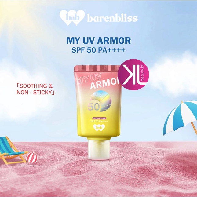Jual BNB barenbliss My UV Armor SPF 50 PA++++ - Face Sunscreen gel Moisturizer | Shopee Indonesia