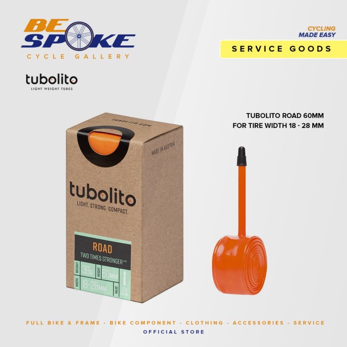 Jual TUBOLITO TUBO ROAD 60MM 700X18-28 BAN DALAM ORIGINAL | Shopee Indonesia
