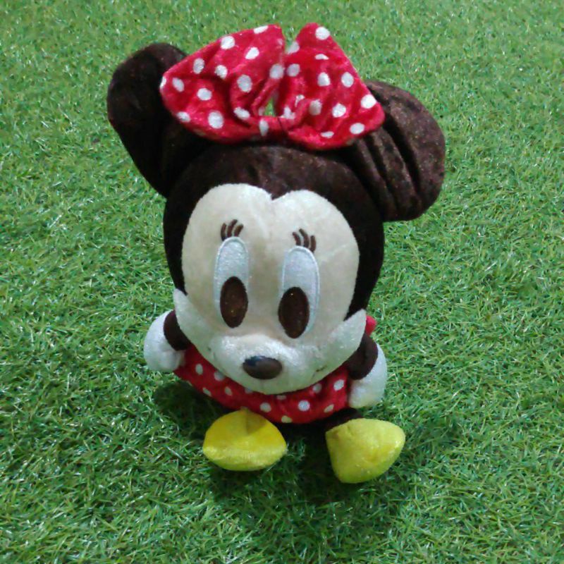Jual Boneka Minnie Mouse Kepala Besar teman Mickey Mouse Original ...