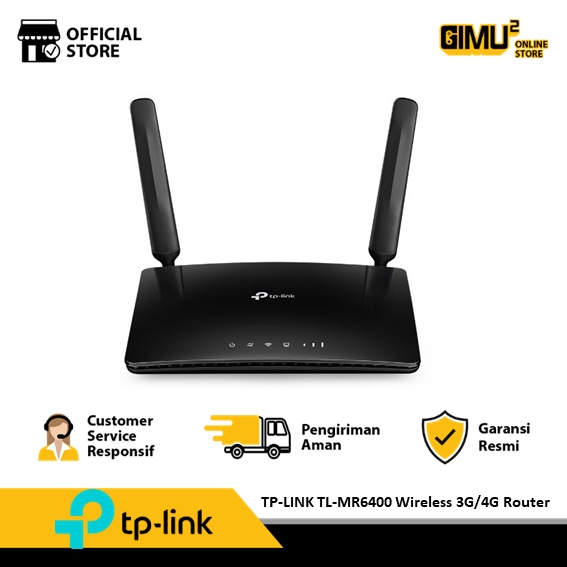 Jual TP-LINK TL-MR6400 Wireless Router 3G / 4G Router | Shopee Indonesia