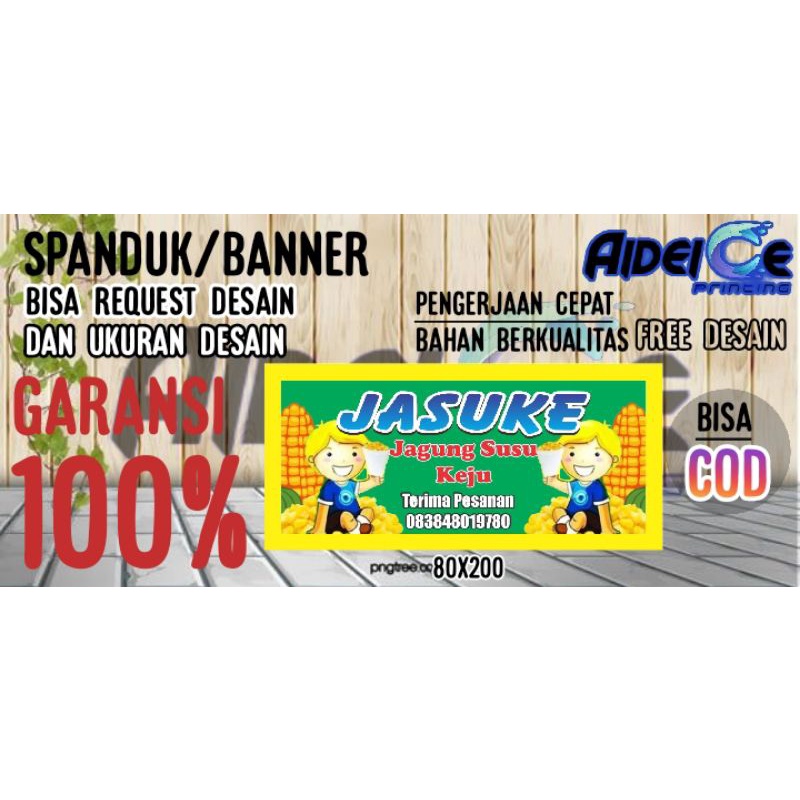 Jual cetak spanduk, banner custom / free desain | Shopee Indonesia