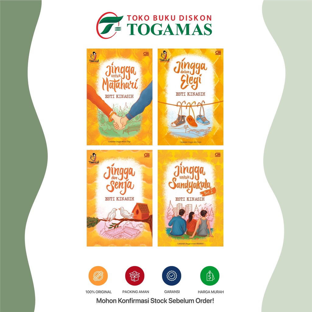 Jual Novel Jingga Untuk Matahari // Jingga dan Senja // Jingga dalam ...