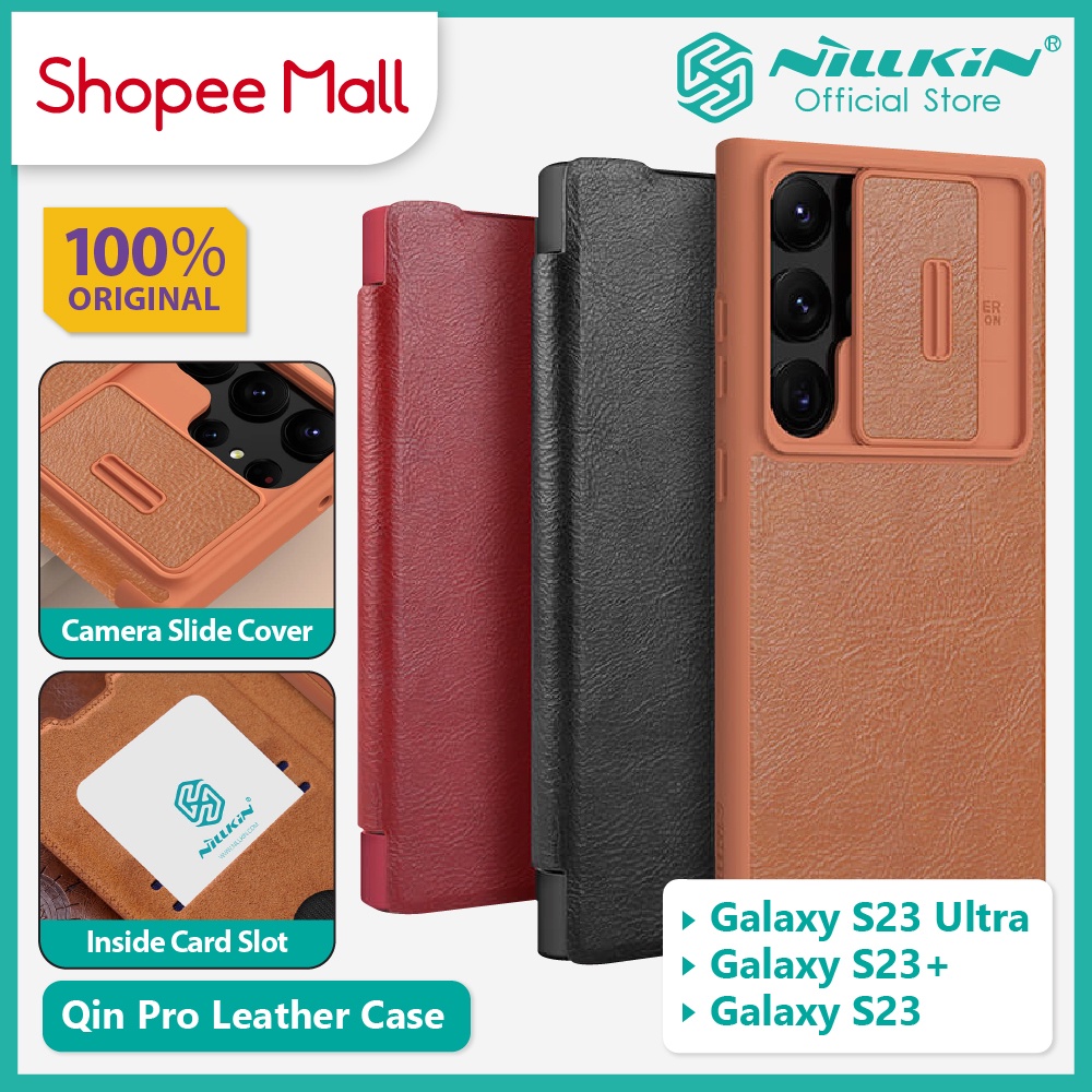 Jual Case Samsung Galaxy S23 / S23+ Plus / S23 Ultra Nillkin Qin Pro ...