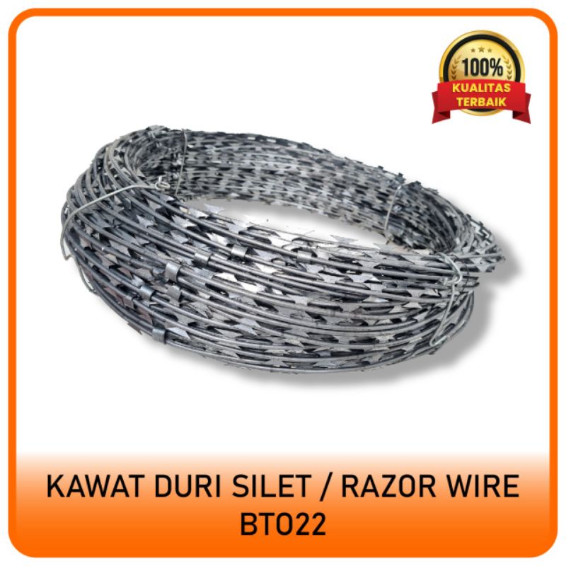 Jual kawat duri silet / BTO 22 | Shopee Indonesia