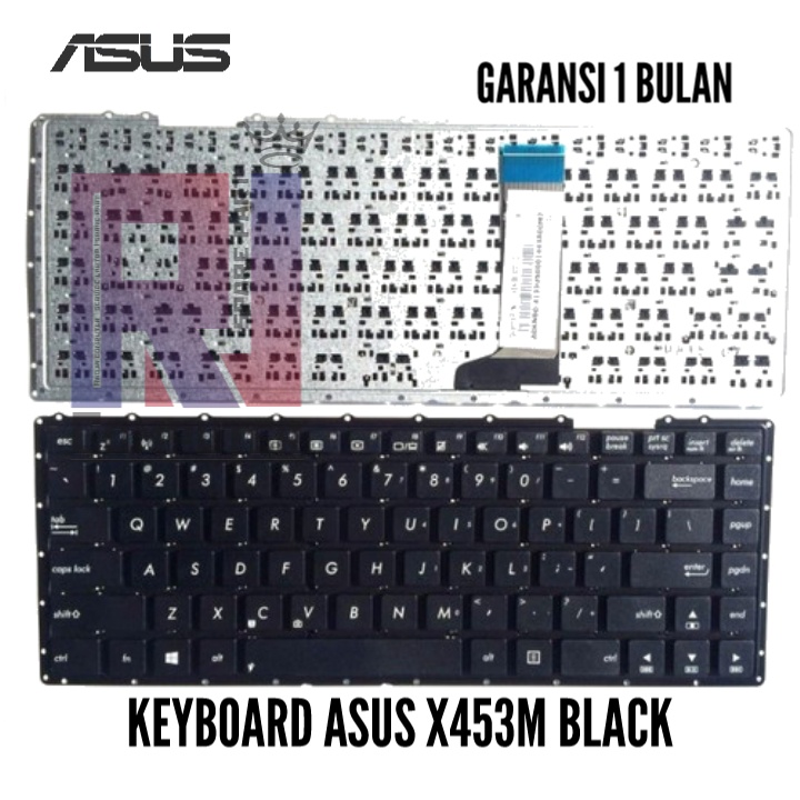 Jual KEYBOARD ASUS X453M BLACK | Shopee Indonesia