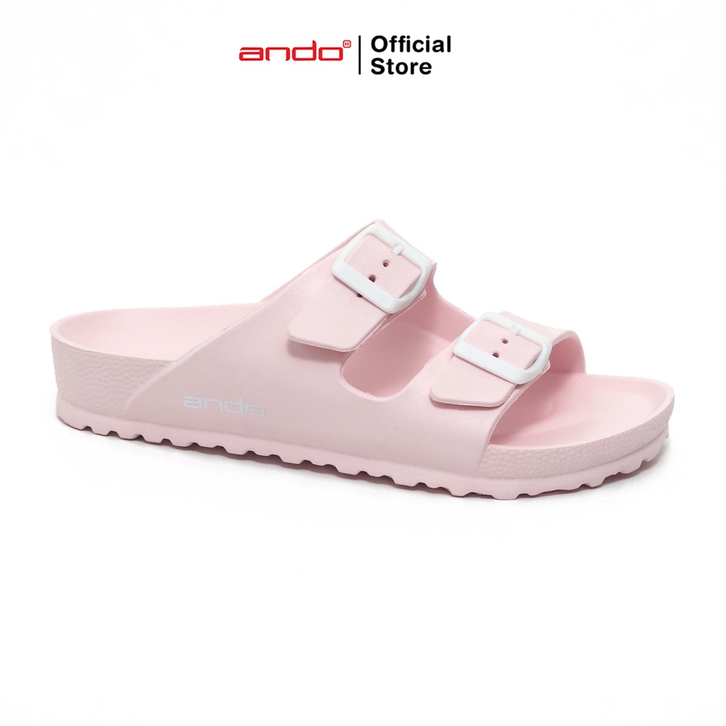 Jual Ando Official Sandal Selop Slip On Ratu Wanita Dewasa - Merah Muda ...