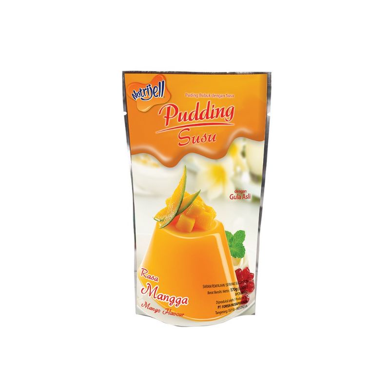 Jual pudding susu nutrijel | pudding santan | puding lapis cocopandan ...
