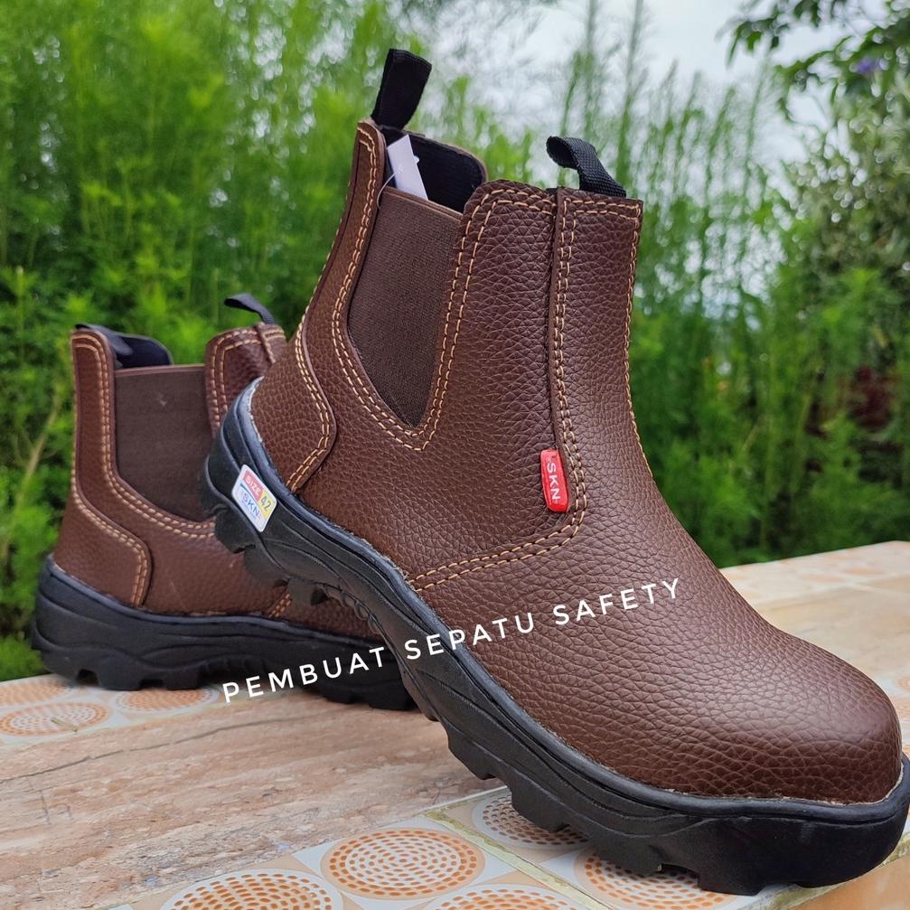 Jual [KODE PRODUK RRQDS3545] Sepatu Safety Slip on Elastis King Skn ...