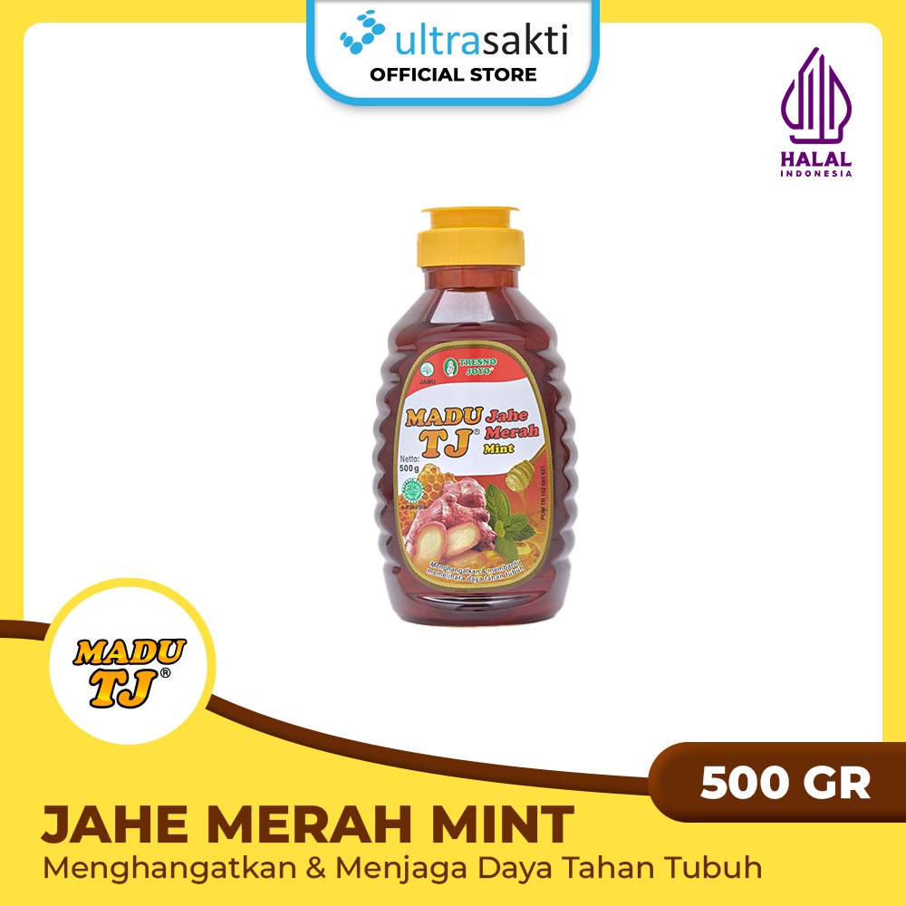 Jual Madu TJ Jahe Merah Mint 500gr - Menghangatkan & Menjaga Daya Tahan ...