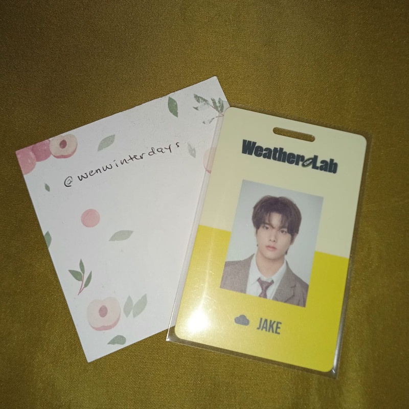 Jual jake Id card sg22 weather lab photocard enhypen pc only | Shopee ...