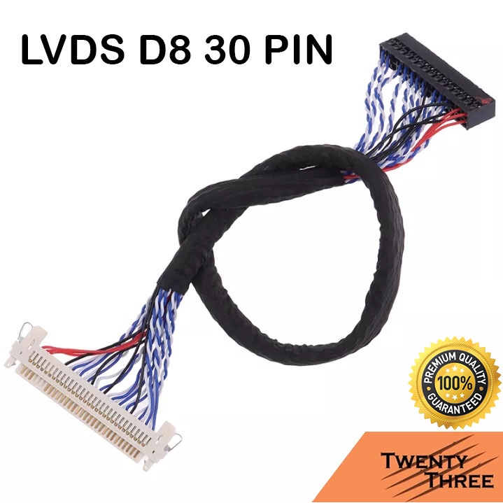 Jual Kabel LVDS D8 FIX-30P-D8 lcd control panel layar dual display ...
