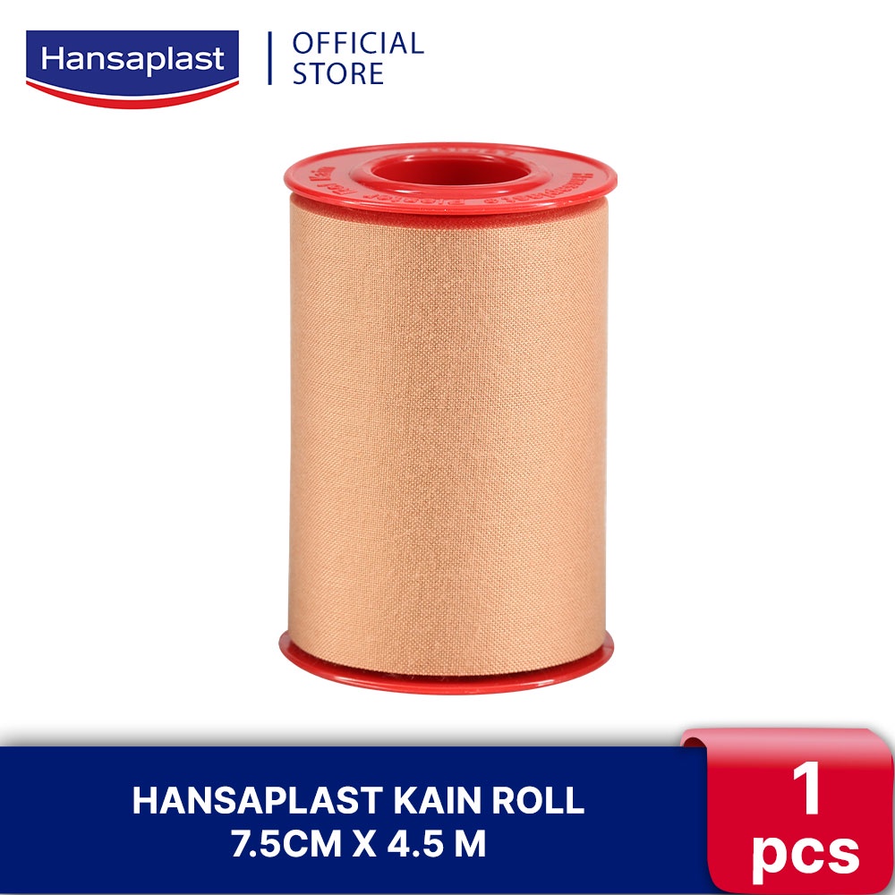 Jual HANSAPLAST Perban Luka Roll Kain 7.5cm x 4.5m P3K Perban Rol Besar ...