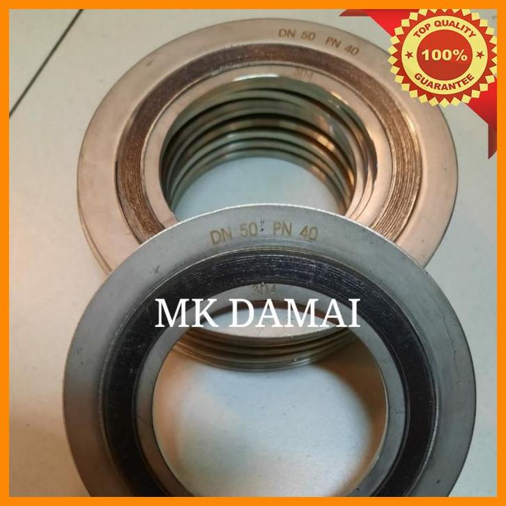 Jual (MKD) SWG PN 40 SS316 size 2"inch / Spiral wound gasket SS 316 ...
