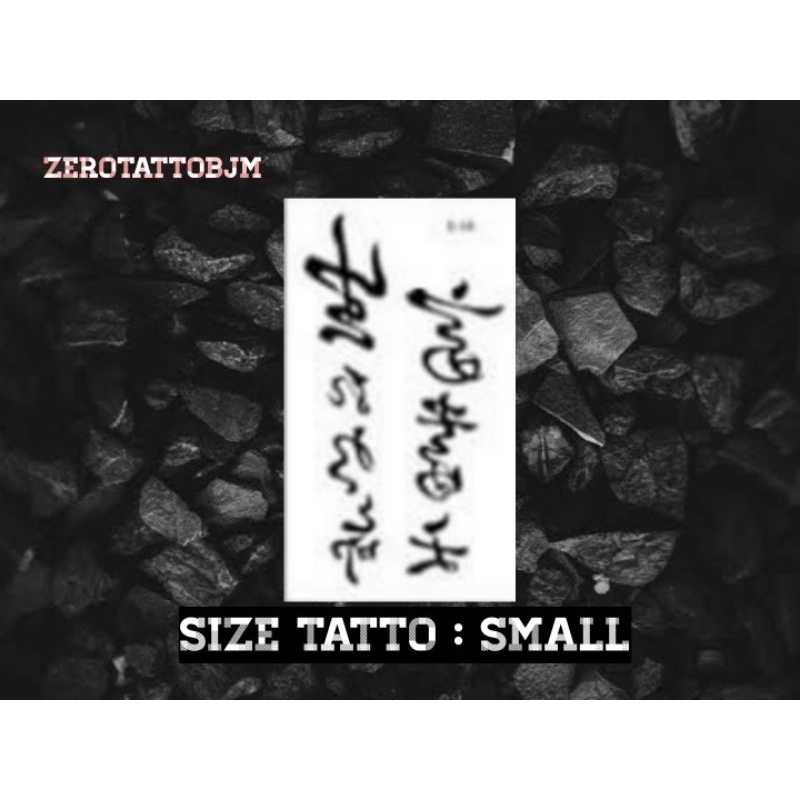 Jual Tatto Temporary Tatto sticker - Tatto temporary Tulisan Jepang ...