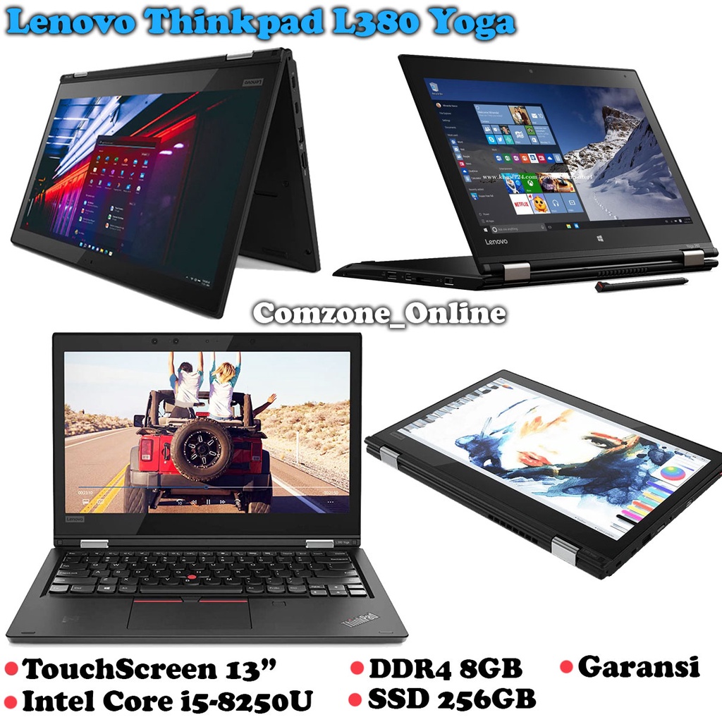 Jual Laptop Bekas Lenovo ThinkPad L380 Yoga Core i5 Gen 8 SSD 256GB Ram 8GB nblen38 | Shopee ...