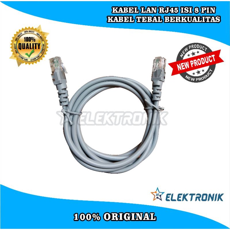 Jual Kabel LAN RJ45 8 Pin Bisa Untuk POE ORIGINAL bawaan dari ONT ZTE ...