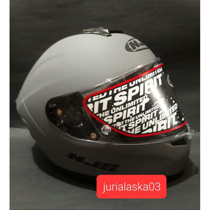 Jual HELM NJS ZX-1 POLOS 100% ORIGINAL NJS FULL FACE | Shopee Indonesia
