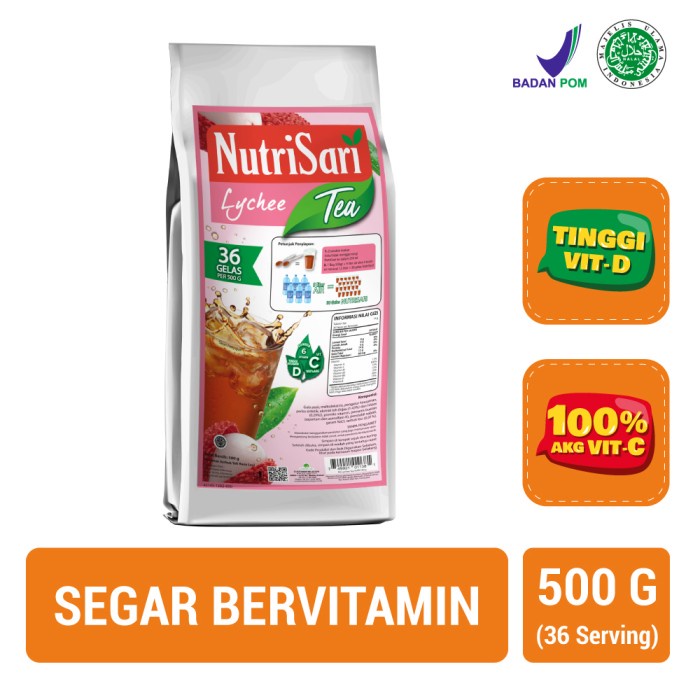Jual NutriSari Lychee Tea Refill 500gr | Shopee Indonesia