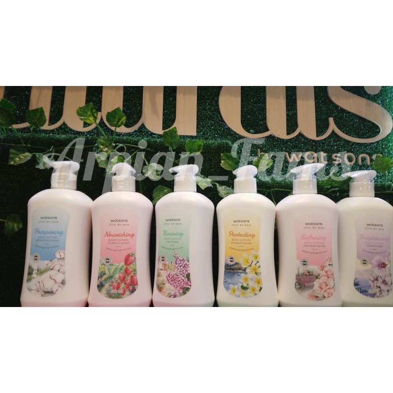 Jual Watsons love my skin Body lotion scented 550 ml all variant ...