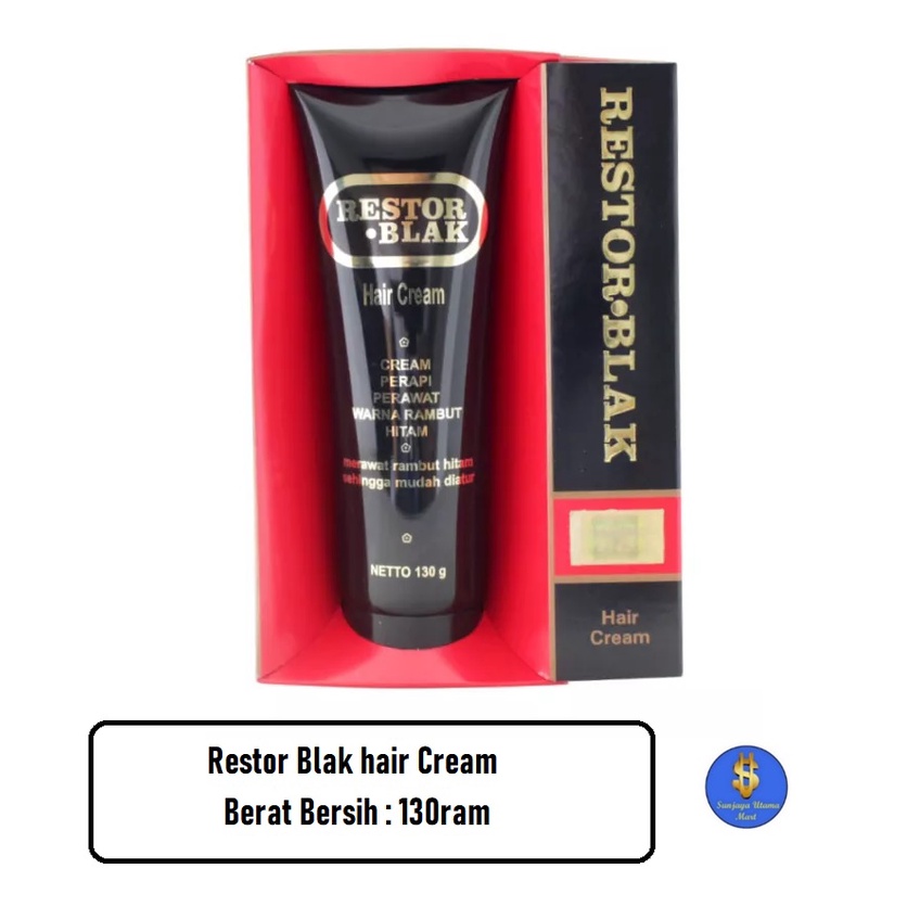 Jual Restor Blak Hair Cream 130gr-Hair Cream Restor Blak | Shopee Indonesia
