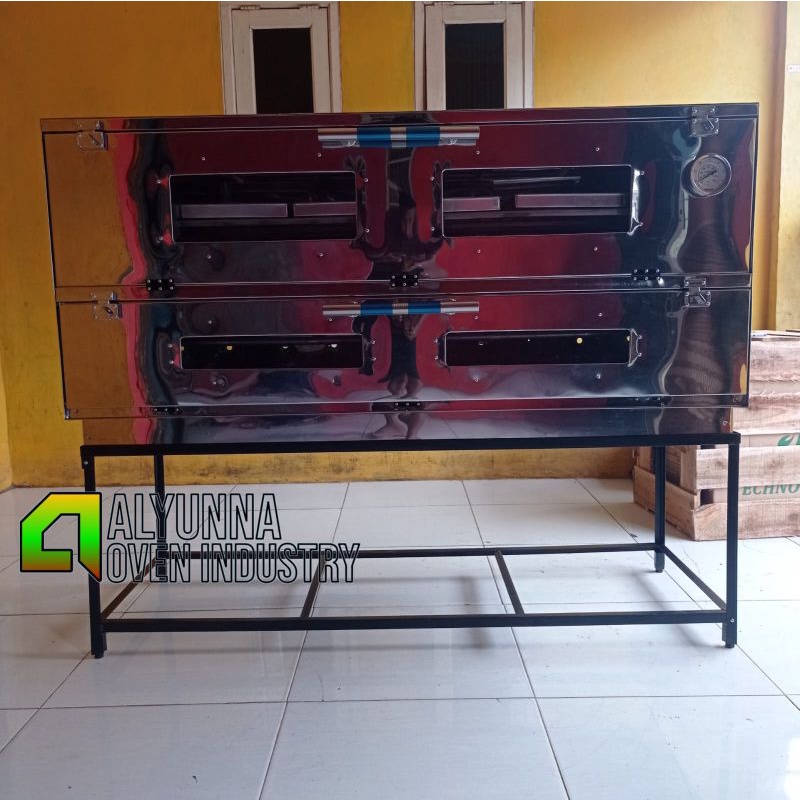 Jual Oven Gas Stainless Steel Ukuran 150x55x70 cm | Oven Gas Usaha Kue ...