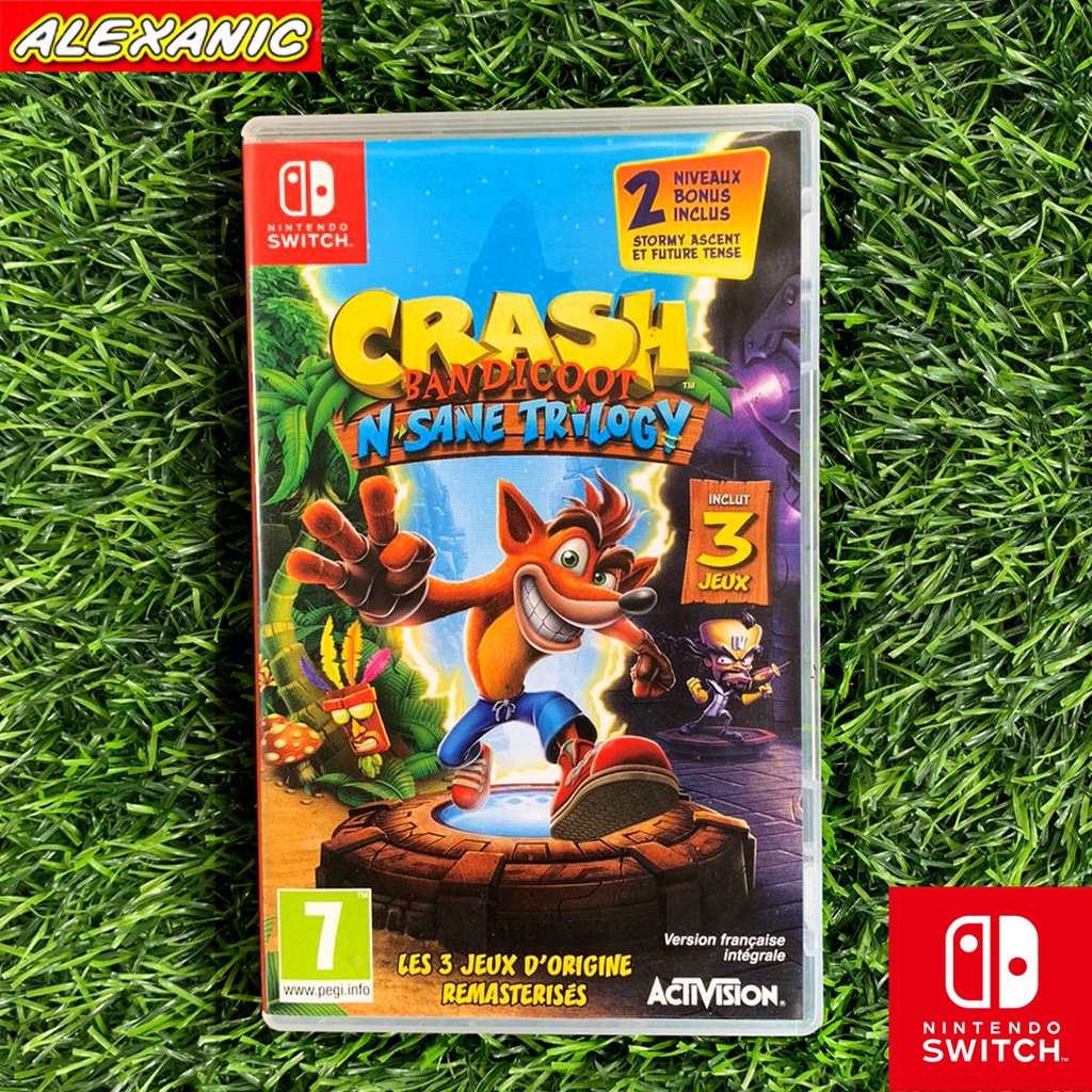 Jual CRASH BANDICOOT NSANE TRILOGY Nintendo Switch Game Catridge | Shopee Indonesia