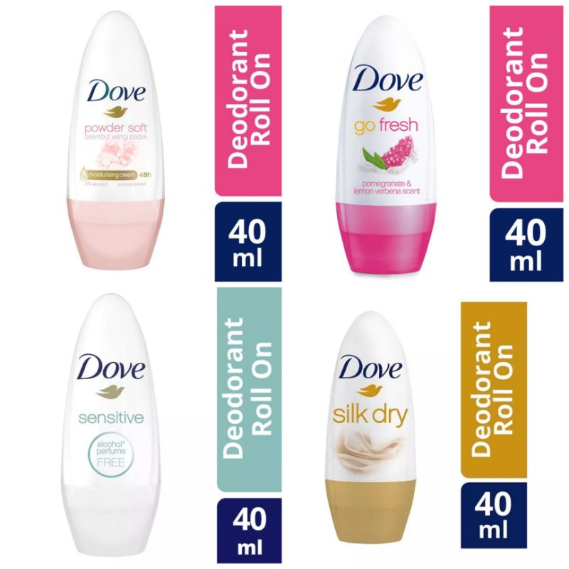 Jual Dove Deodorant Roll On Go Fresh 40ml Pomegranate & Lemon Verbana ...