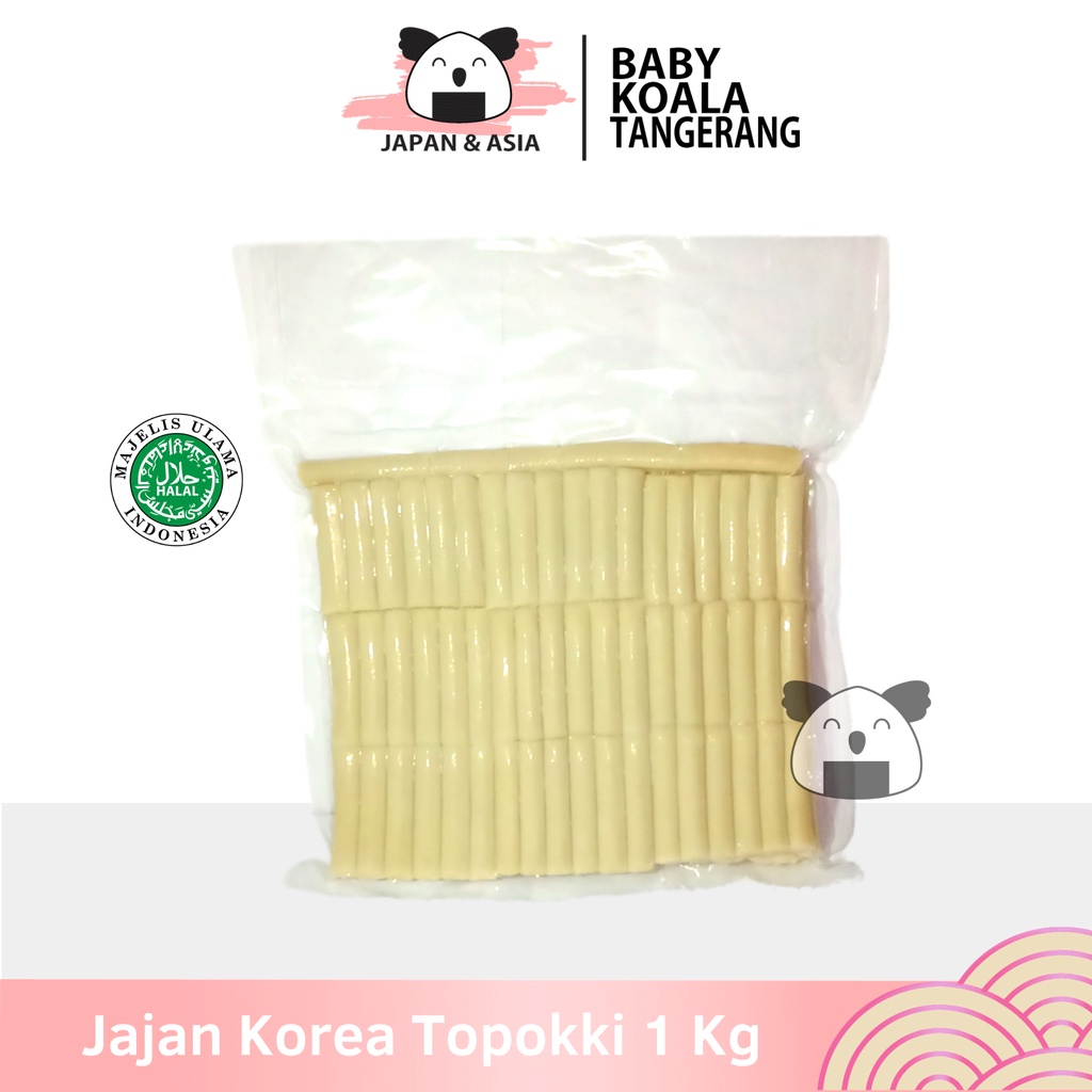 Jual JAJAN KOREA Topokki 1 Kg Halal | Tteokbokki / Rice Cake-- | Shopee Indonesia