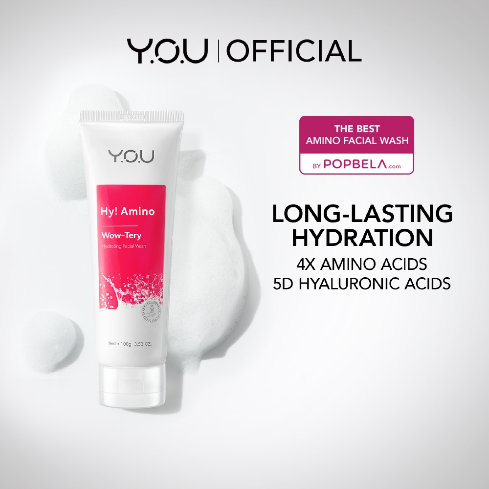 Jual You Hy Amino Facial Wash | Anti Acne | Oil Control | Brightening ...