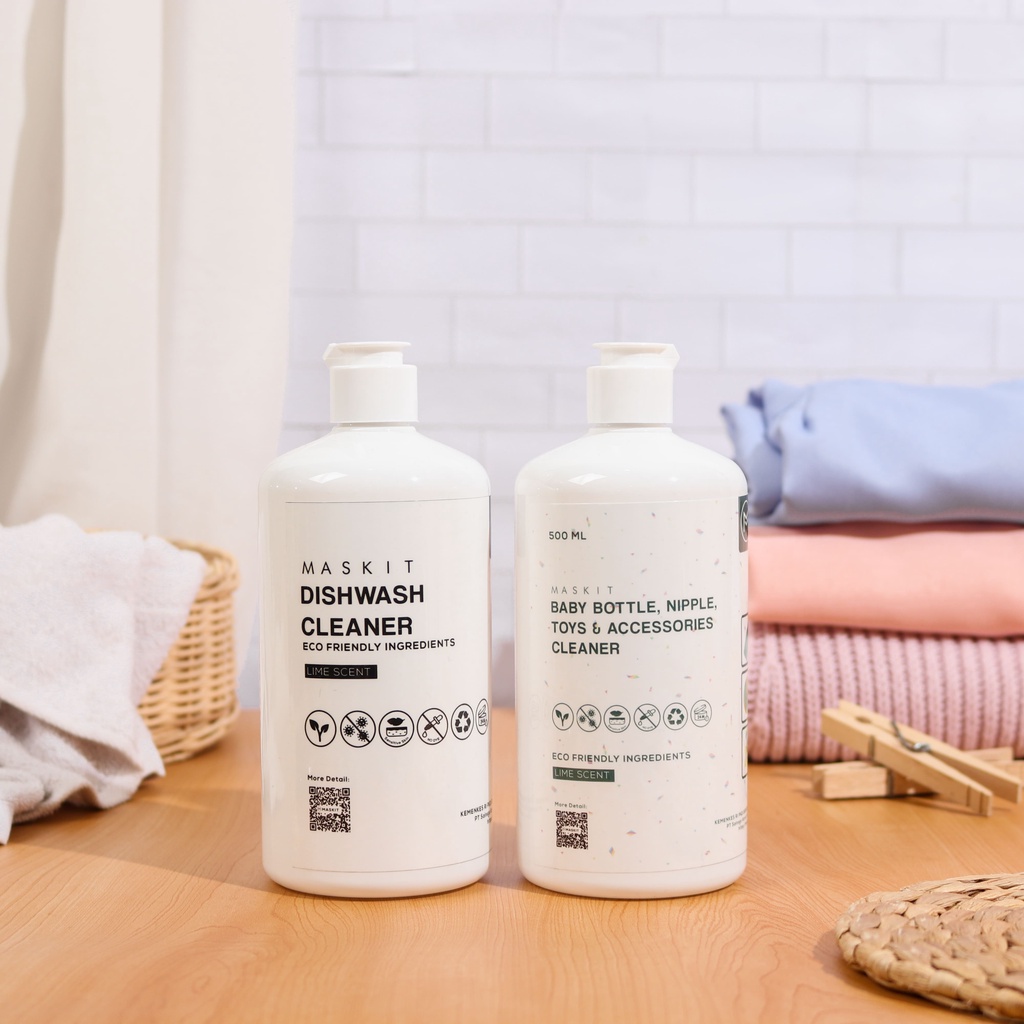 Jual Baby Bottle Nipple & Accessories Cleanser Bayi Maskit 1L | Shopee ...