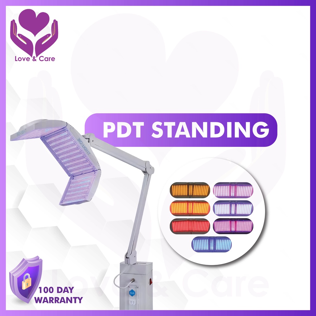 Jual PDT Light Standing 7 Warna Photo Dynamic LED Light Alat Kecantikan ...
