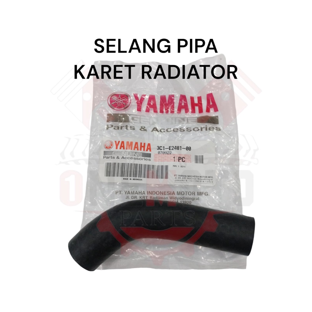 Jual SELANG RADIATOR PIPA KARET RADIATOR PIPE 1 (3C11) YAMAHA 3C1-E2481 ...