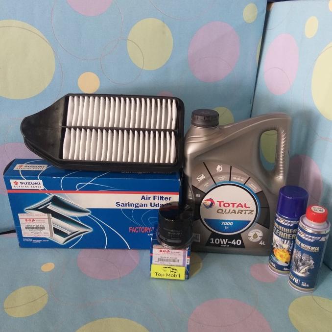 Jual Paket service Oli Total Quartz 7000 10W-40 APV lama APV Arena (5 ...