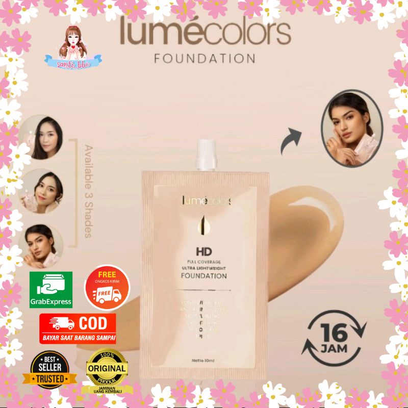 Jual Lumecolors Alas Bedak Foundation Sachet 10ml | Shopee Indonesia