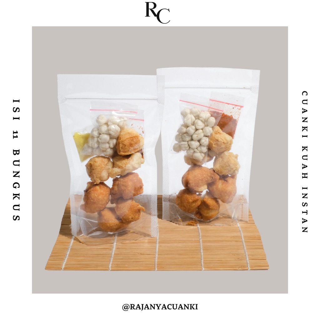 Jual CUANKI KUAH MAKANAN INSTAN KEMASAN POUCH / TOPING BASO ACI ASLI ...