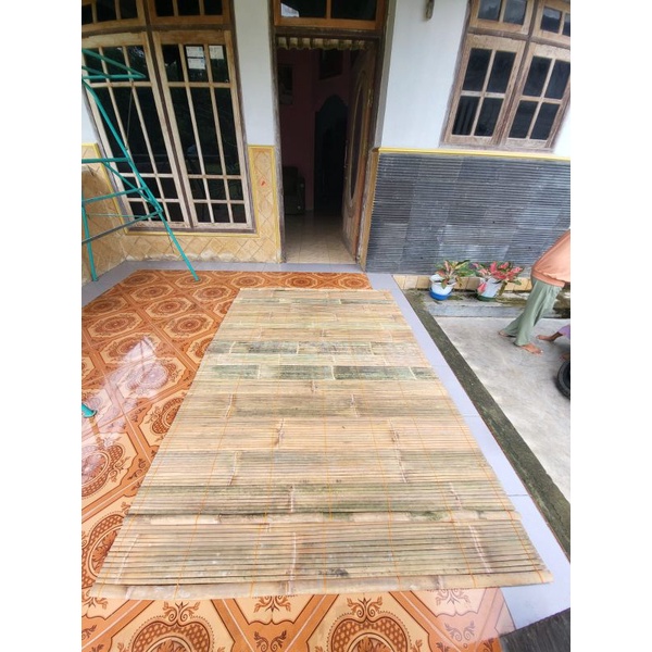 Jual tirai bambu atau kere bambu ukuran 2mx2meter | Shopee Indonesia