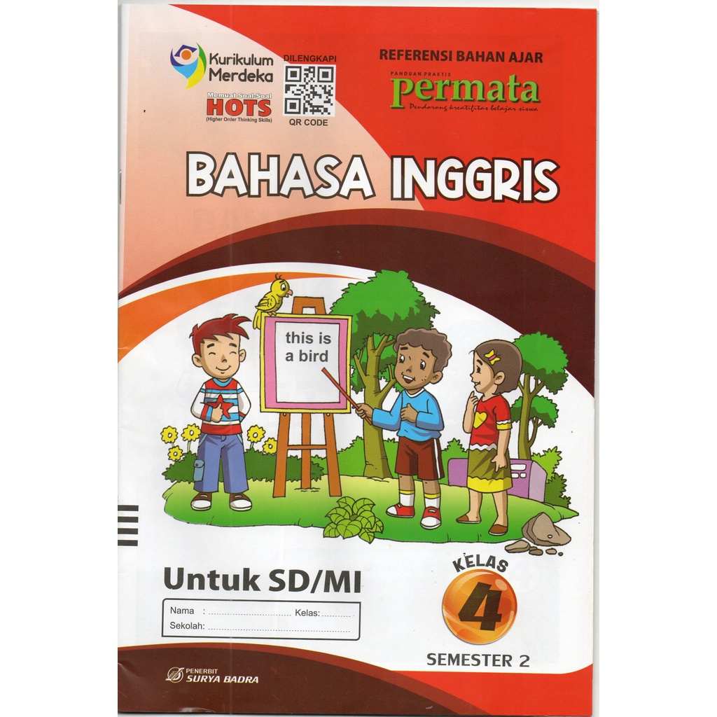 Jual Buku Original 100% - Lks PERMATA Untuk SD/MI Kelas 4 Semester 2 Kurikulum Merdeka | Shopee ...