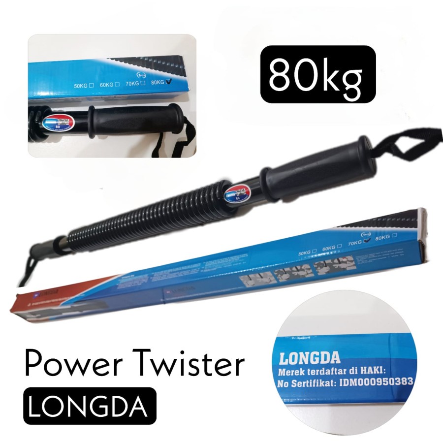 Jual POWER TWISTER 70KG 80KG ALAT OLAHRAGA GYM MEREK LONGDA ALAT ...