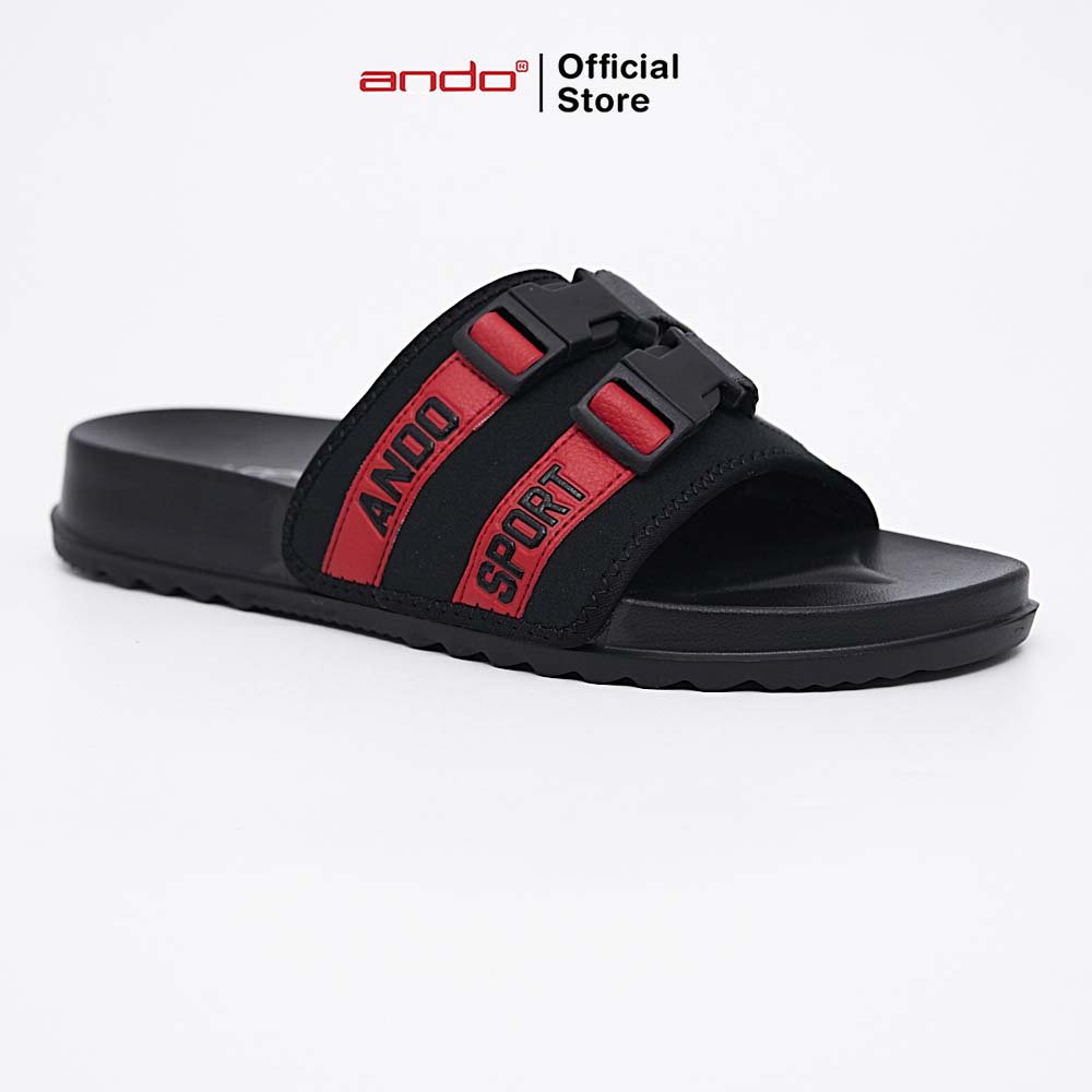Jual Ando Official Sandal Selop Slip On X-Treme Pria Dewasa - Hitam ...