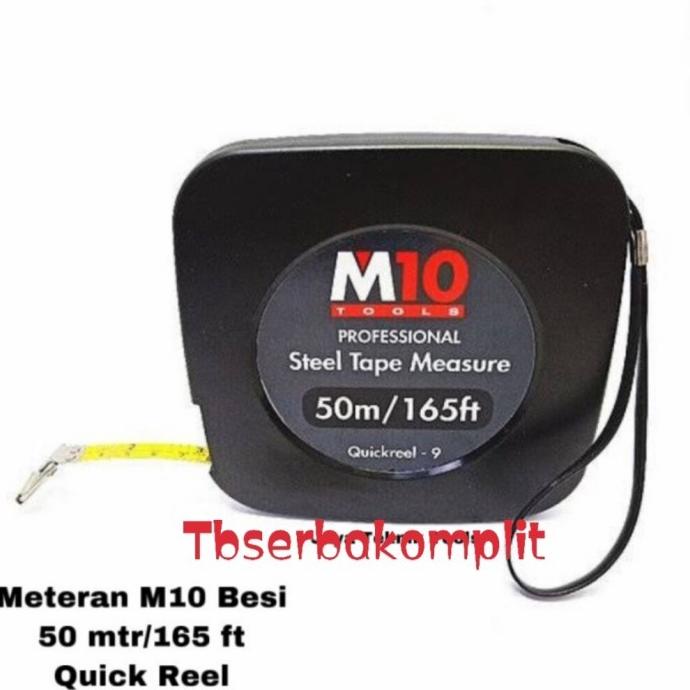 Jual Meteran Roll 50 meter Besi M10 50m 50 m M 10 asli ori awet tahan ...