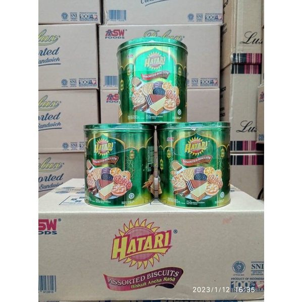 Jual Hatari Assorted Kaleng Bulat 350gr | Shopee Indonesia
