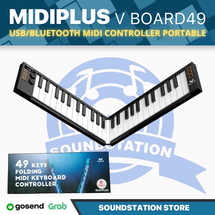 Jual MIDIPLUS V BOARD 49 USB/Bluetooth Midi Controller Portable Lipat ...