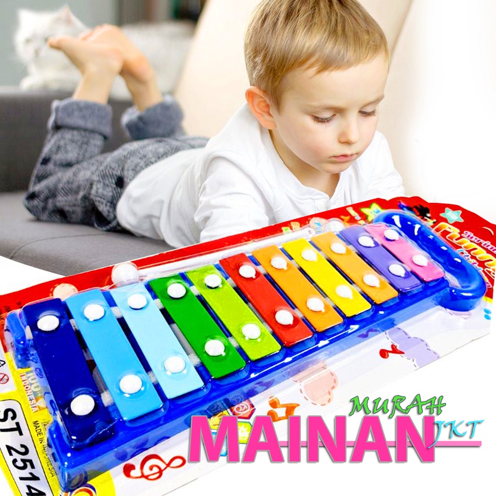 Jual MAINANKEI MAINAN MUSIK ANAK MURAH ST2514 XYLOPHONE MAINAN KLASIK ...