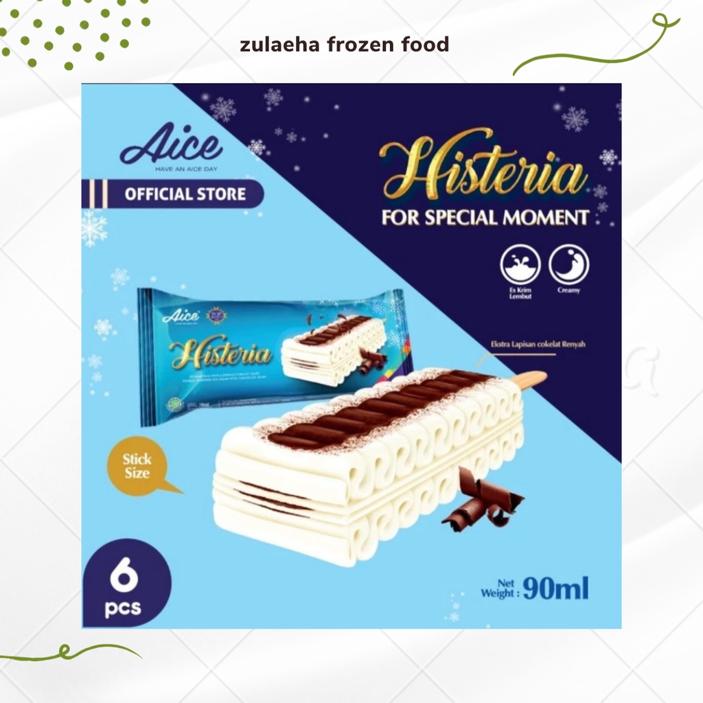 Jual Aice Histeria Es Krim Cake Rasa Vanilla dan Peach 90ml | Shopee ...
