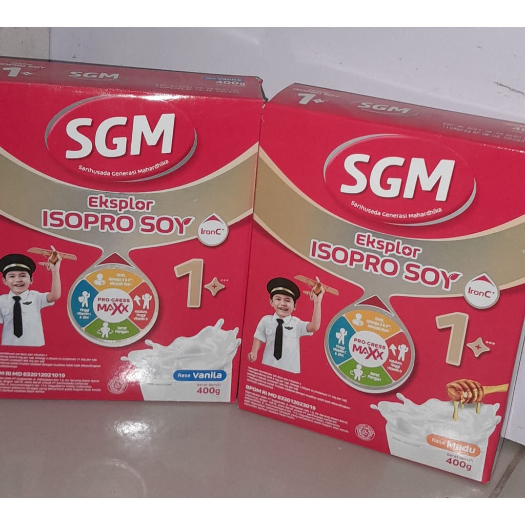 Jual SGM SOYA 1+ 400 gram (SGM Soya Madu / SGM Soya Vanilla) | Shopee ...