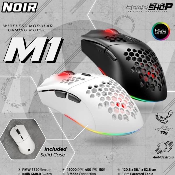 Jual Noir M1 Modular Mouse - Gaming Mouse | Shopee Indonesia