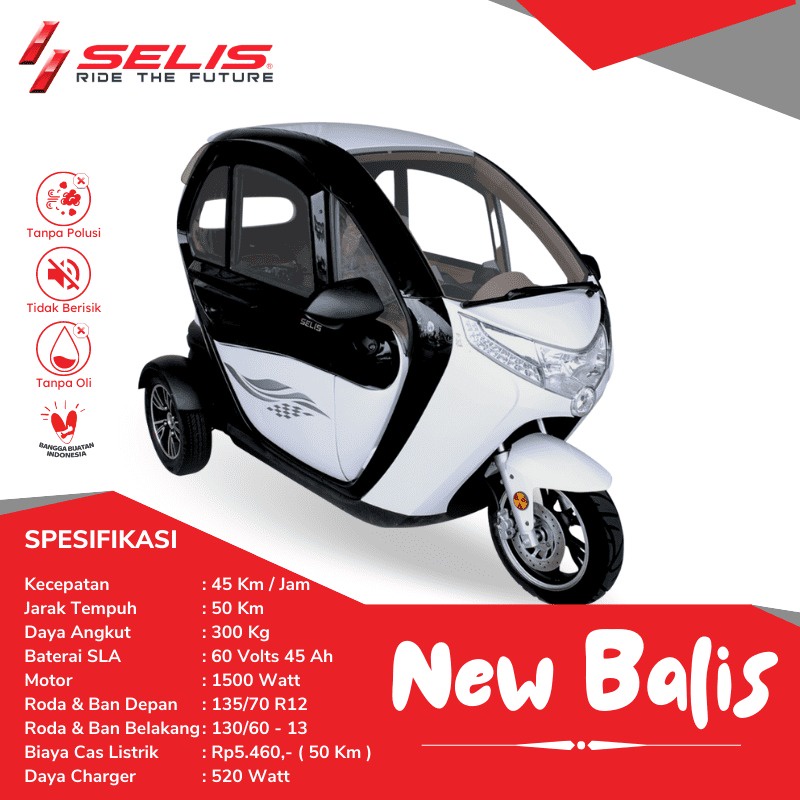 Jual Motor listrik Selis New Balis | Shopee Indonesia
