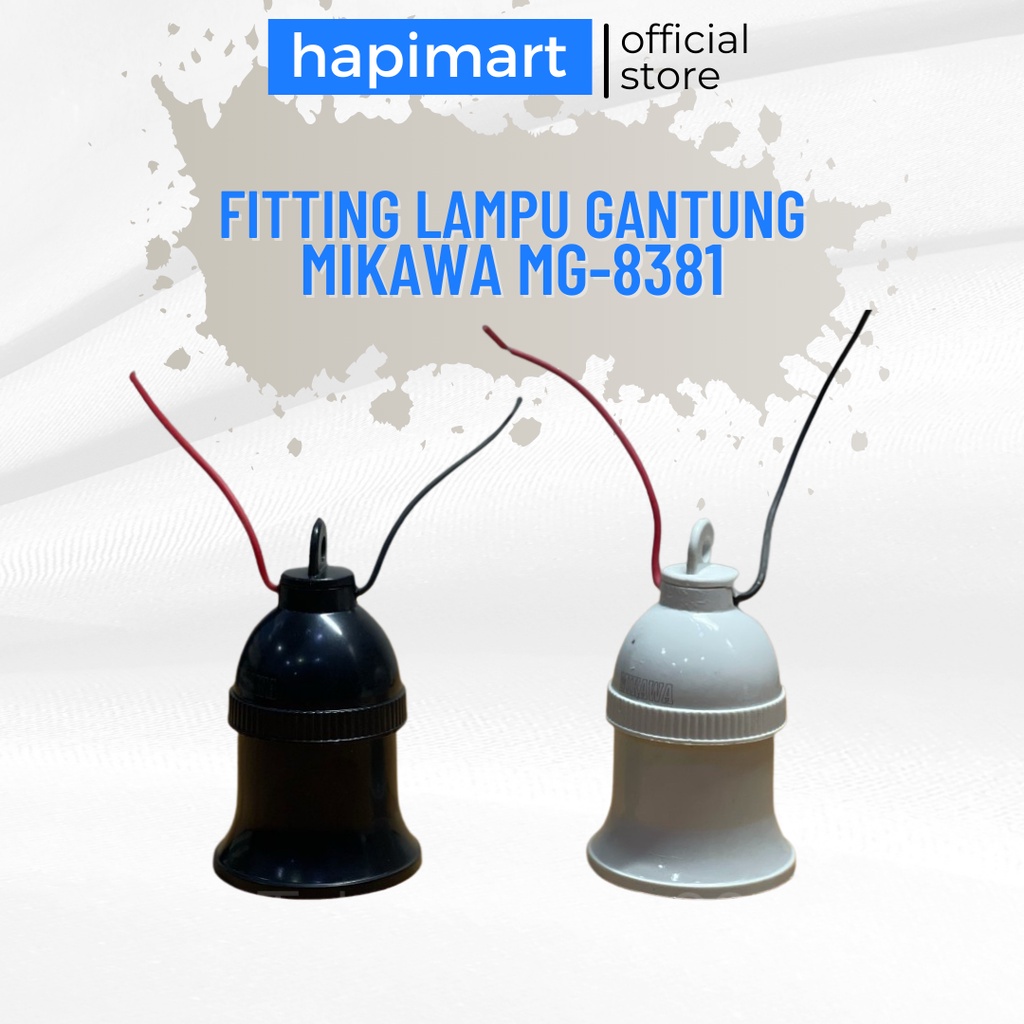 Jual Mikawa MG-8381 Fitting Lampu Gantung E27 Hitam Dan Putih | Shopee Indonesia