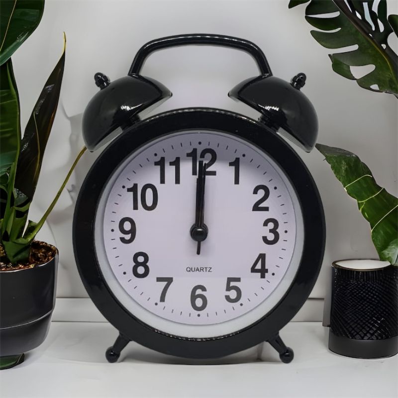 Jual Jam Weker Alarm JX 8028 /Jam Meja Alarm / Dm 8cm | Shopee Indonesia